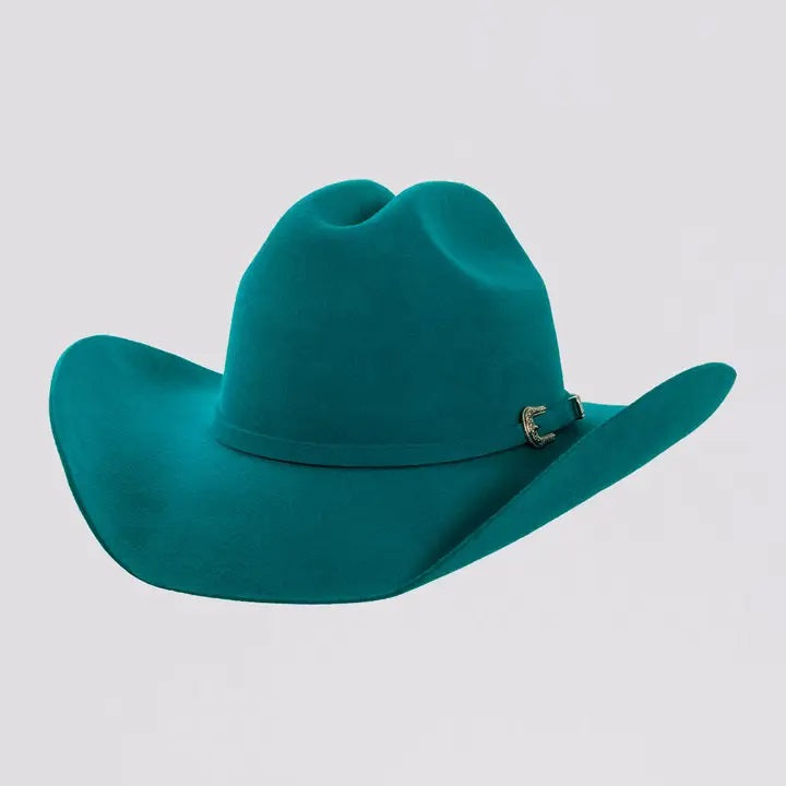 Cattleman- Felt Hat - Teal – Alternate Route Outfitters